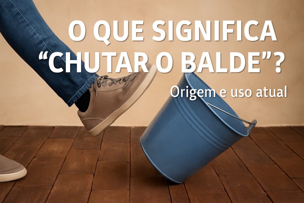 “Chutar o balde”: entenda o significado e a origem